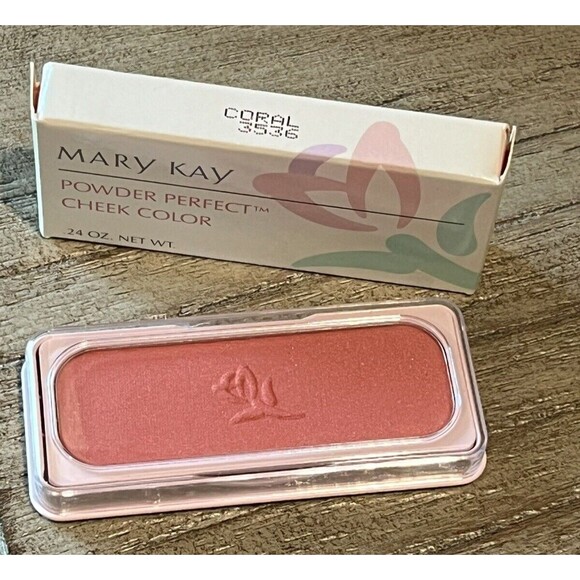 Mary Kay | Makeup | Vintage Mary Kay Powder Perfect Cheek Color Coral ...